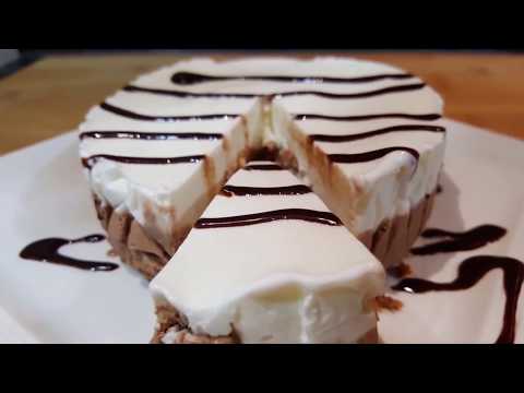 ICECREAM CAKE - Vanilla & Chocolate - Summer Treat - Easy & Delicious ICECREAM Cake Recipe