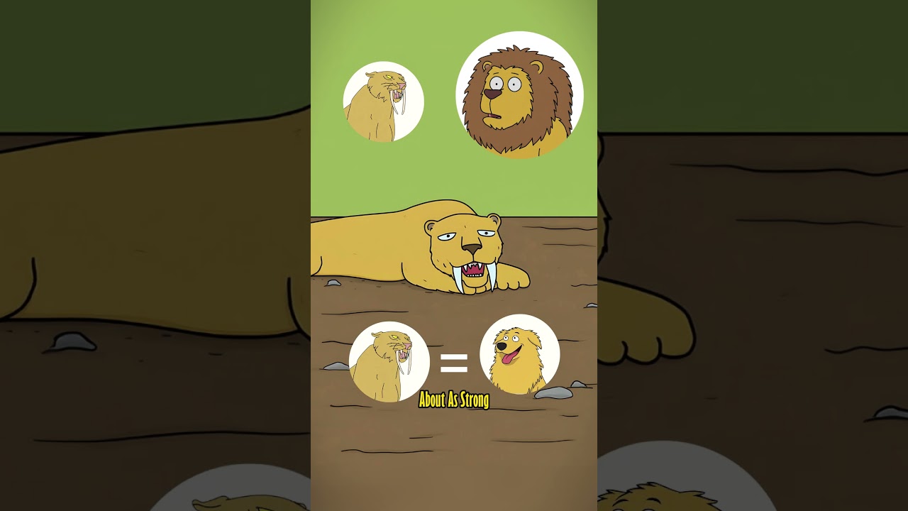 The Saber Tooth Tiger Was a FRAUD of the Pleistocene Era! #shorts