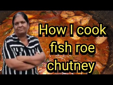 How i cook fish roe chutney||A step by step Recipe|| Durban style food|| must try dish|| 06/08/2024.