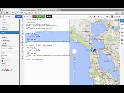 Custom Interactive Maps with the Google Maps API 07 Map Markers