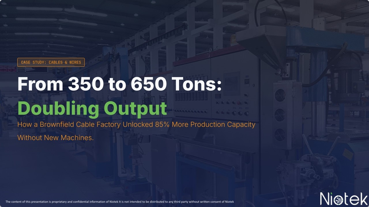 Niotek: Case-study Cable Factory Digital Transformation