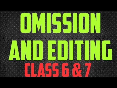 Omissions Video Lecture - Class 6