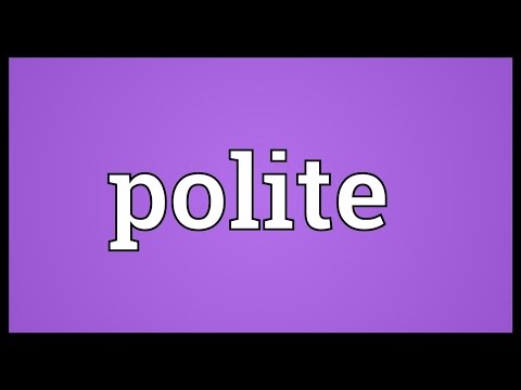 Polite Meaning