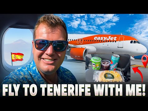 Come to Tenerife With Us! EasyJet Flight, Duty Free, Food & Car Pick-Up ☀️🌴 ✈️