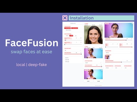 facefusion | installation | deep fake | swap faces | face enhancer