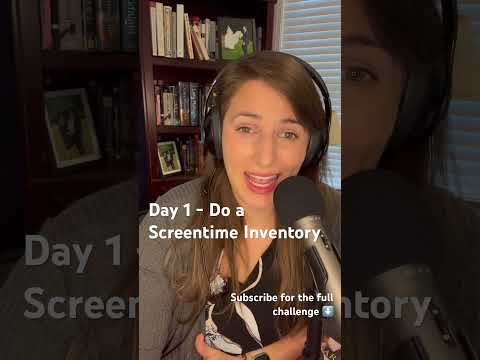 Do a screentime inventory | Day 1 of 30 Days of Digital Decluttering #screentime #decluttering