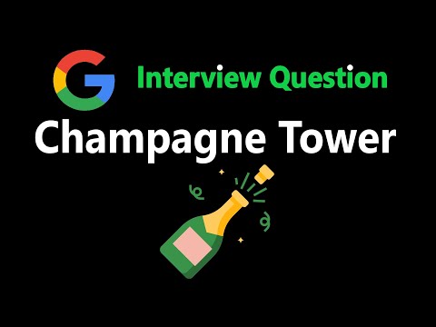Champagne Tower - Leetcode 799 - Python