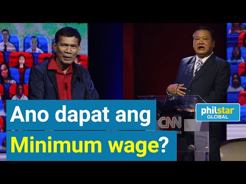 Minimum wage, magkano ba dapat?: Presidential debate