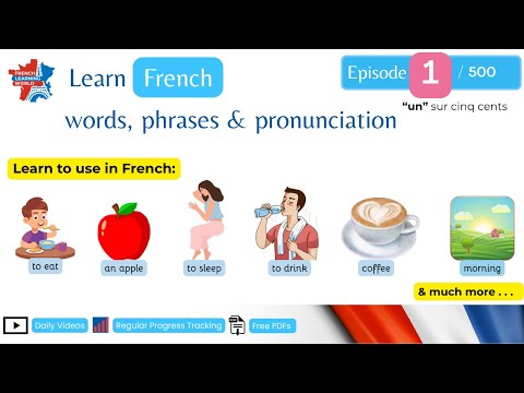 🇫🇷 #1 | Learn French Words for Beginners: Vocab, Phrases & Pronunciation