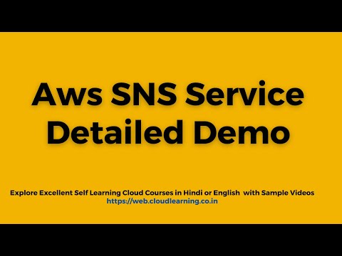 Aws SNS Service in Year 2023 - Demo