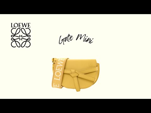 Review/Unboxing Túi Loewe Mini Gate Dual Bag In Solf Calfskin Yellow - 3 trong 1 - siêu đẹp.
