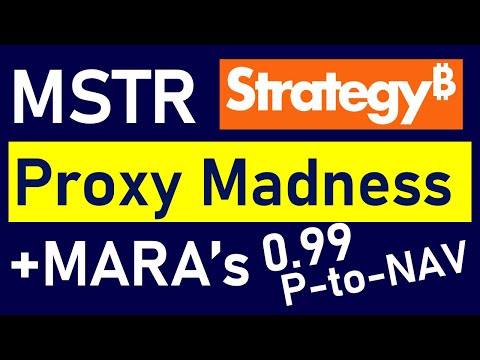 Why MSTR Stock Is Very Undervalued as Market Irrationality Comes Back - Wild Proxy Selloff! (+ MARA)