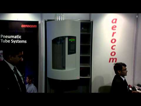 aerocom pneumatic tube system / Protos Engg Co.Pvt.Ltd,Mumbai-400020