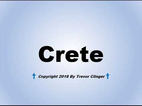 How To Pronounce Crete