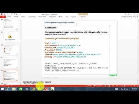 051 group by with multiple columns
