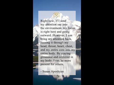 Embodiment, Somatics, Centered with Susan Aposhyan
