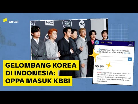 Kata 'Oppa' Masuk KBBI, Apa Kriteria Kata Asing Jadi Bahasa Serapan? | Narasi Daily