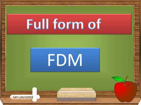 Full form of FDM