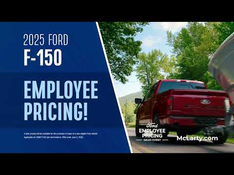 McLarty Ford Employee Pricing May 2025 F150