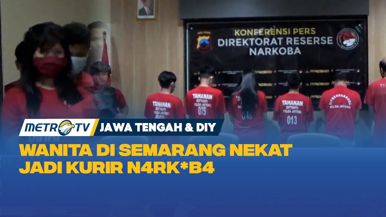 Wanita di Semarang Nekat Jadi Kurir N4rk*b4
