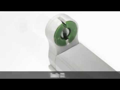 Kit tube led T8 25W + support 1500 mm, blanc neutre