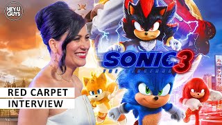 Colleen Oshaughnessey | Sonic 3 Premiere Red Carpet Interview | Jim Carrey | Keanu Reeves ...