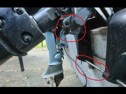 Cannot manually tilt Mercury 20 OB, Tilt and Trim is locked in down position, what I found...
