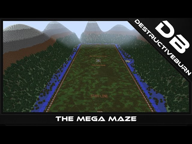 The Mega Maze Minecraft Map