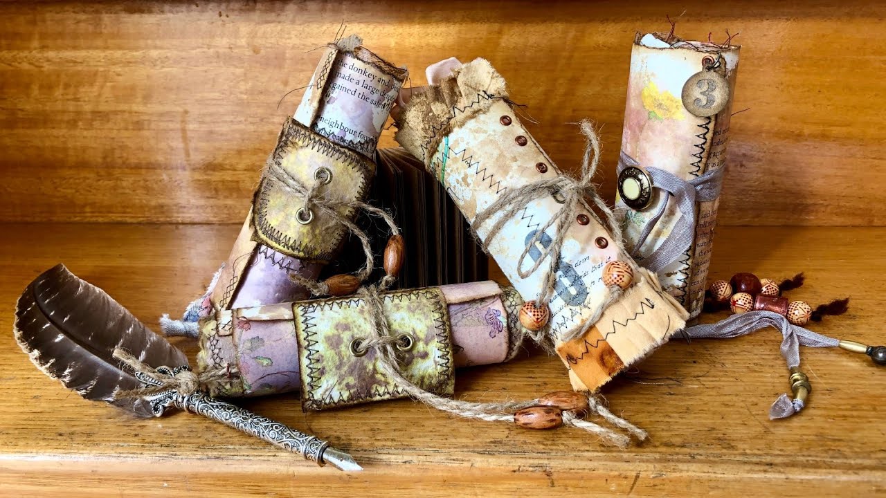 DIY Faux Ancient Paper Scrolls