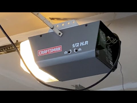 Replace Craftsman Control Board Garage Door Opener Not Working Opening or Closing with Remote Reset