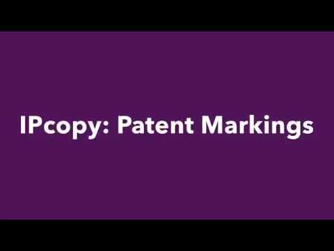 Patent Markings Ipcopy