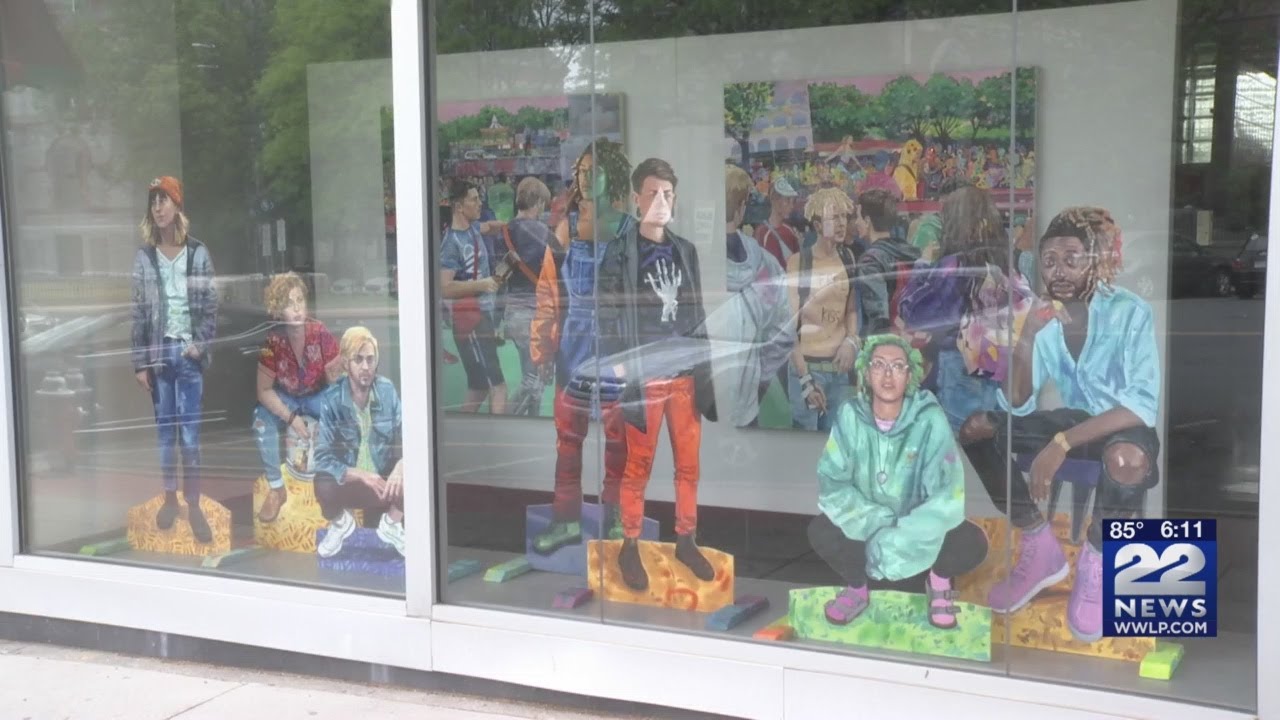 A.P.E. gallery window display