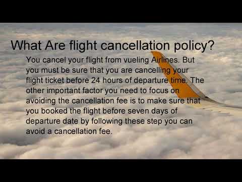 How To Cancel My Vueling booking?