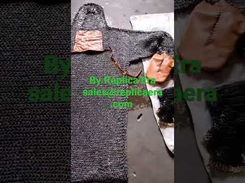 Viking mail shirt,full maile shirt with hood,coif,Viking combat Chainmail shirt, battle ready maile