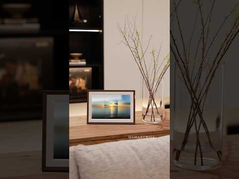 A digital photo frame with an HD display that stores tens of thousands of photos #digitalphotoframe