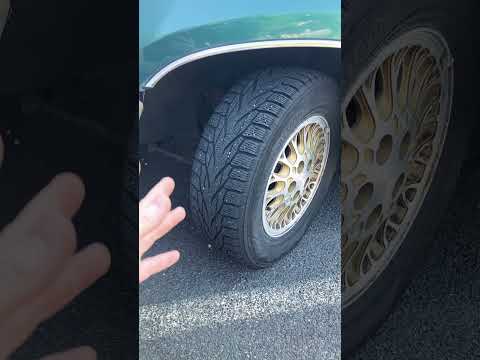 studless winter tires in the summer heat is no fun! #justsoyouknow #bonnetauto