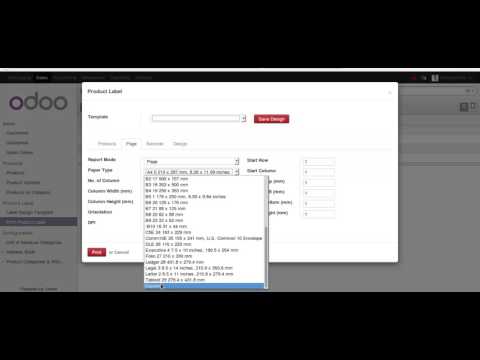 Odoo – Dynamic Page and Label Report | Acespritech Solutions Pvt Ltd