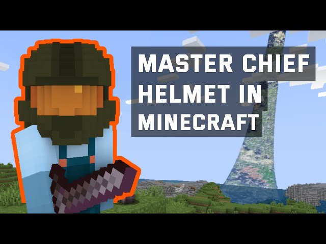 Master Chief Helmet in Minecraft Minecraft Texture Pack