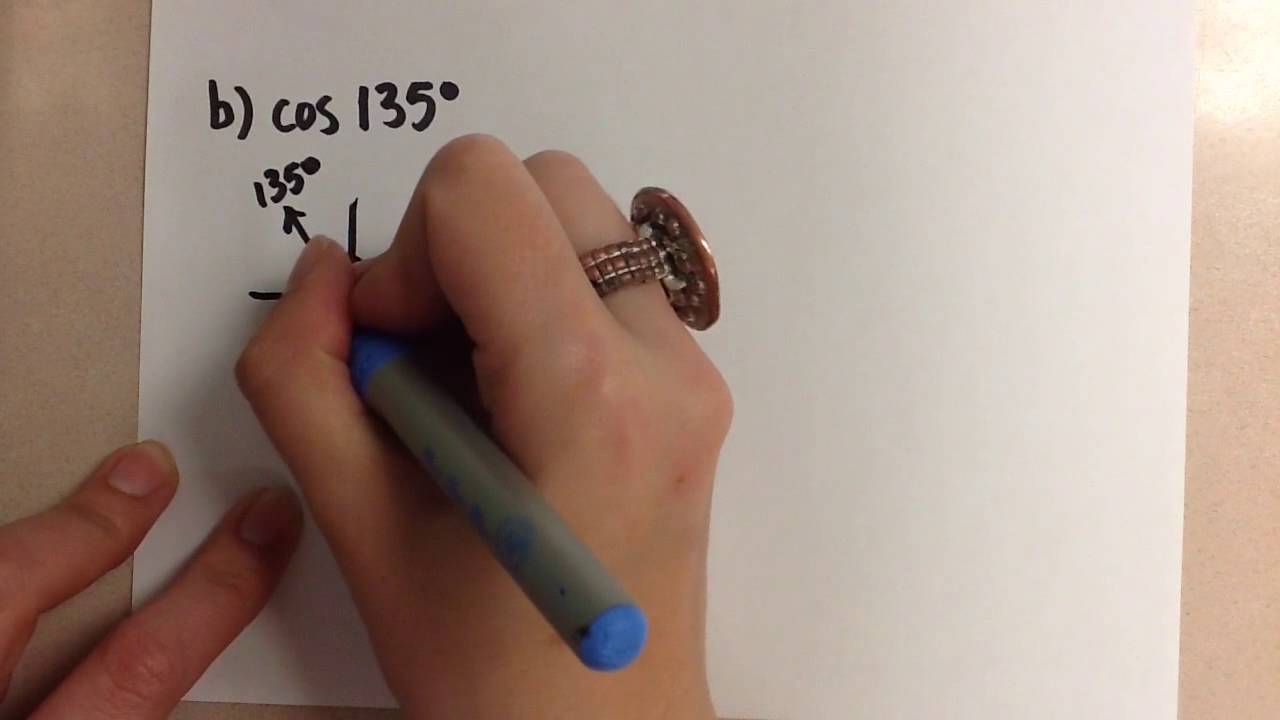 Finding Exact Trig Values Using Special Angles (Degrees)