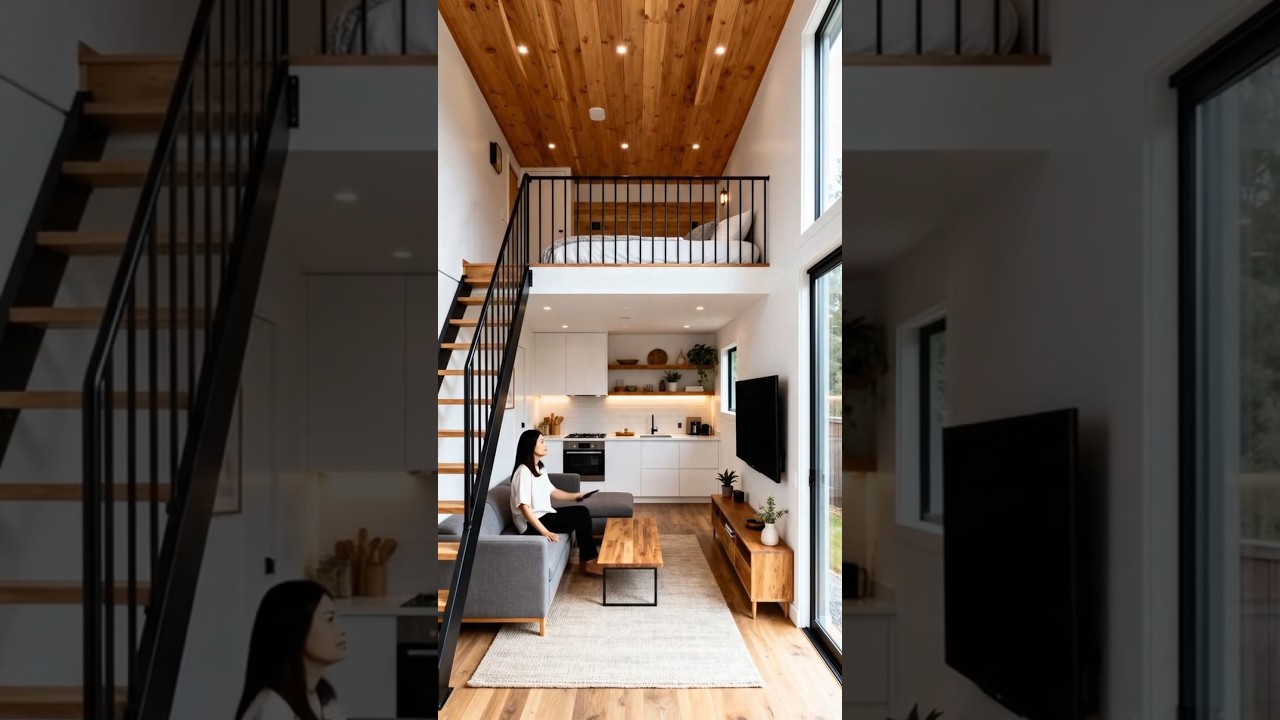 Modern Loft Tiny House Tour 🏡 | Cozy Minimalist Living Space Inspiration