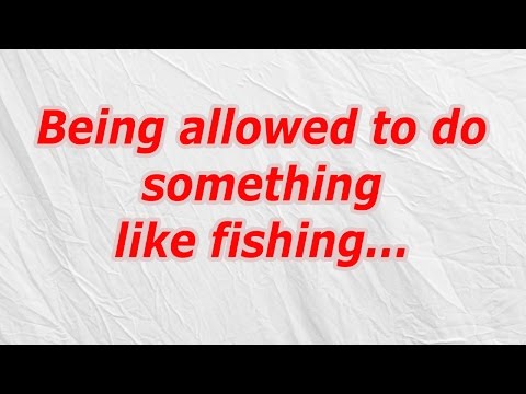 Being allowed to do something like fishing (CodyCross Crossword Answer)