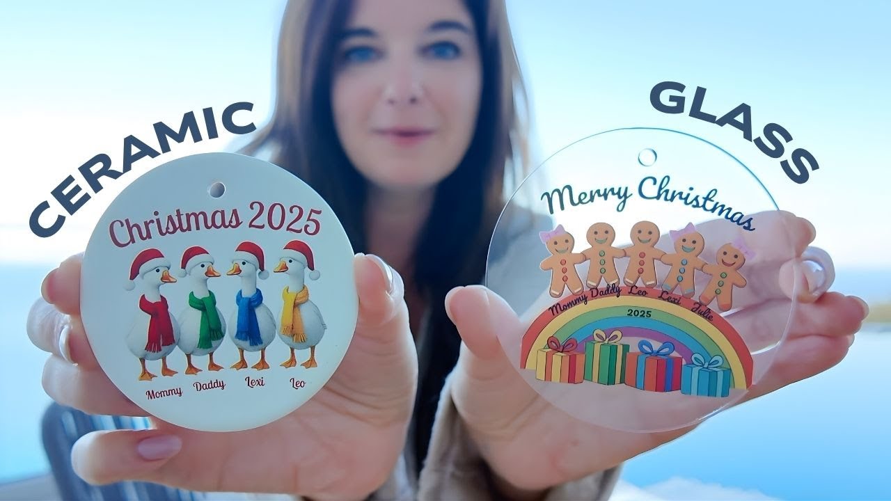 5 FIGURES/Month Christmas Ornaments on Etsy (FULL Tutorial)/ Ceramic or Glass?