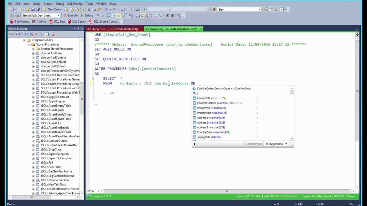 Code Completion, Formatting & Refactoring with SQL Prompt | Redgate