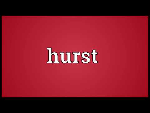 Hurst Meaning