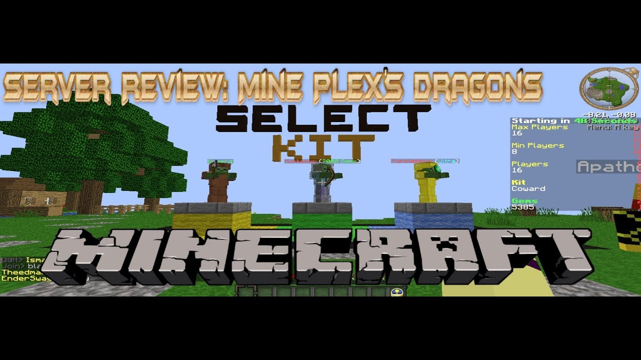 Server Review: Mine Plex's Dragons