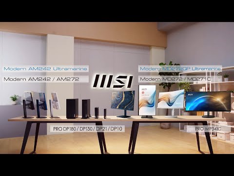 Latest Business All-in-one PCs, Desktops, and Monitors | Product Launch Event 2022 | MSI