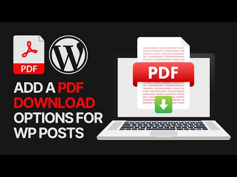 How to Add a PDF Download for Posts in WordPress For Free Without Coding? 📂🔽