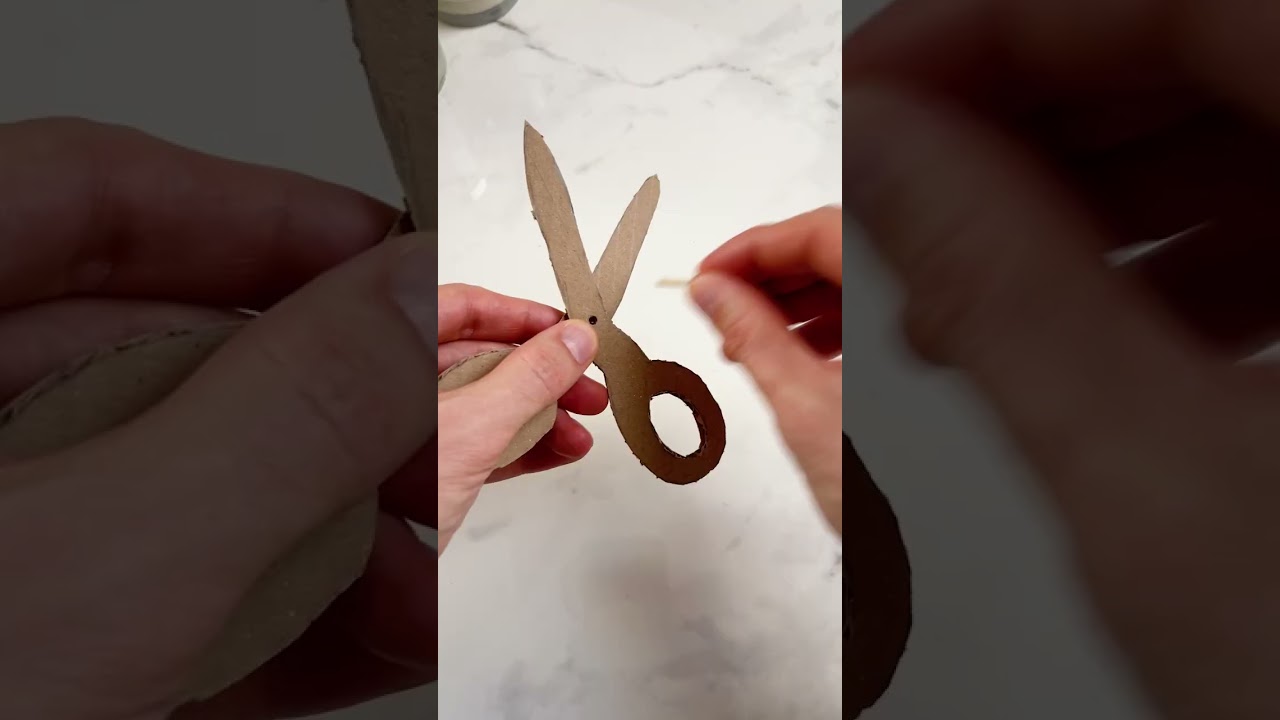 Snip, Snip! DIY Cardboard Scissors for Kids! ✂️✨