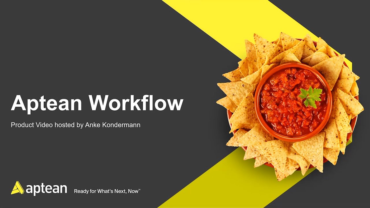 Aptean Advanced Workflow Product Tour