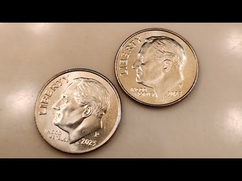 Die Chip errors on 2023 P Roosevelt Dimes #coin #errorcoin